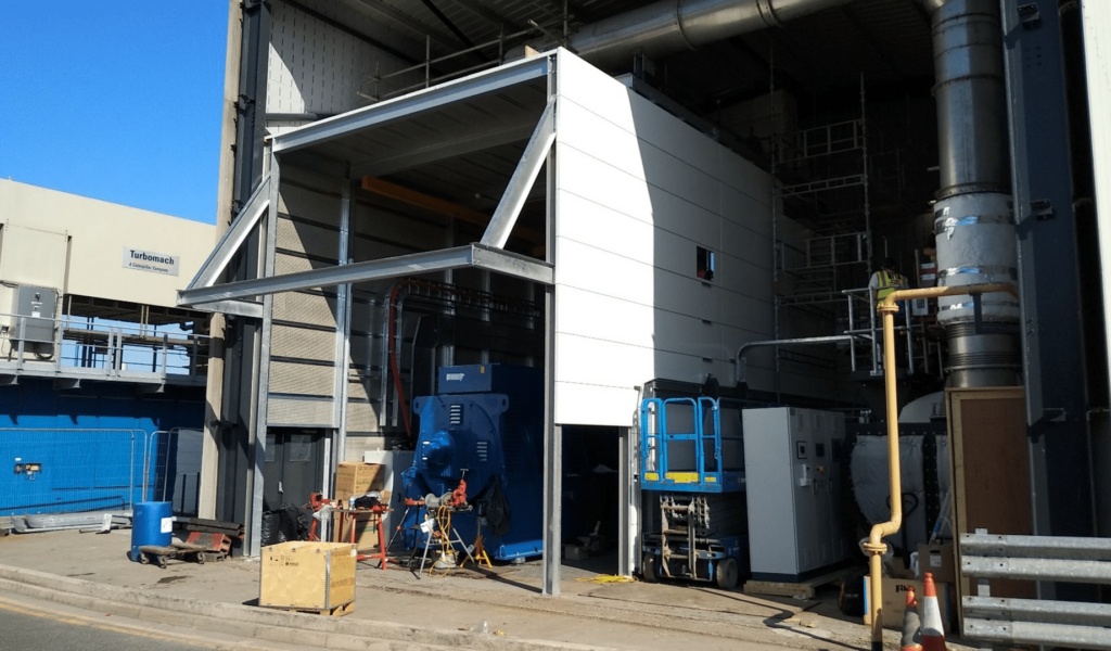 Acoustic Enclosure for Gas Engine Generator - Mansfield Pollard