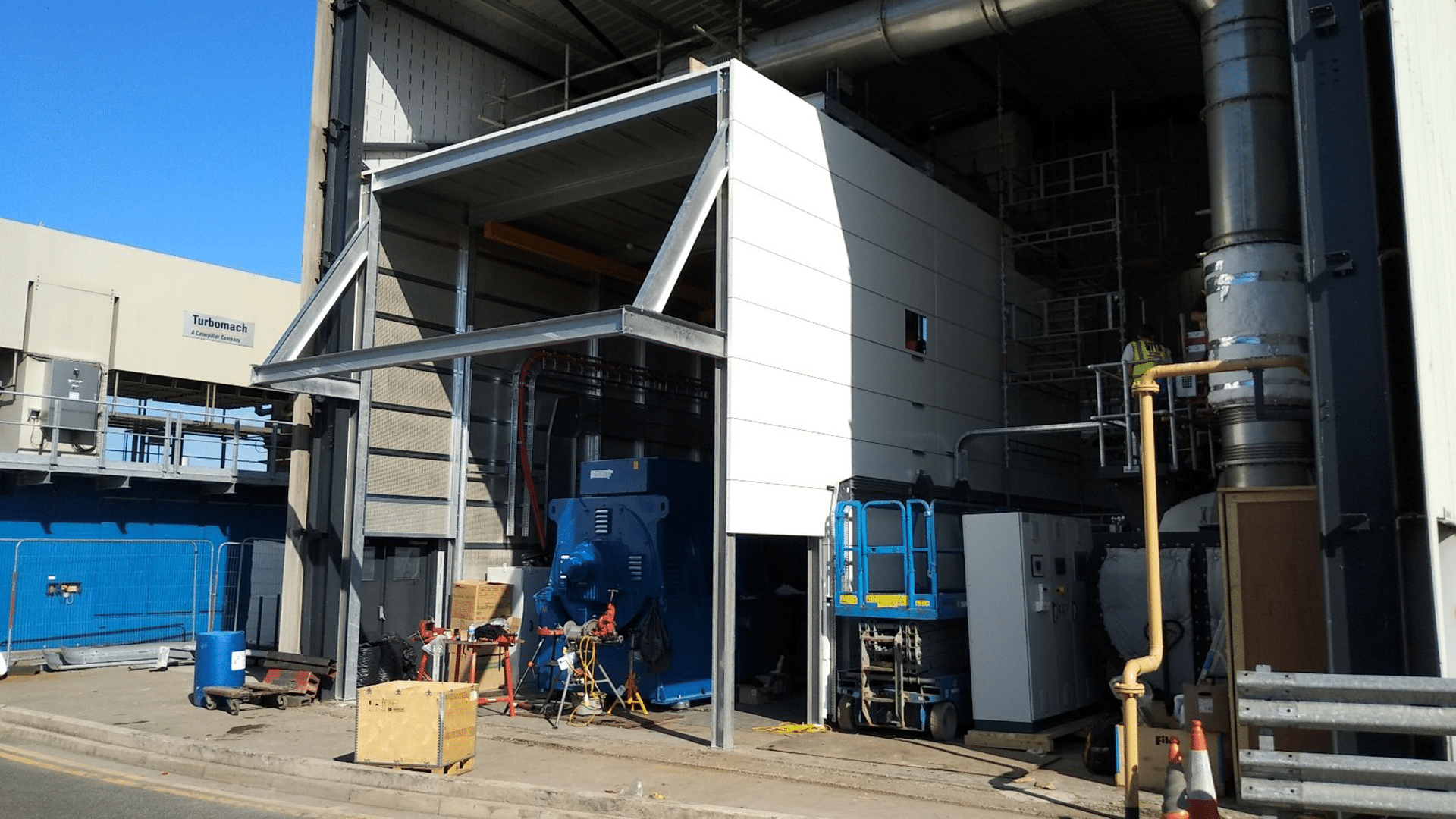 Acoustic Enclosure for Gas Engine Generator - Mansfield Pollard
